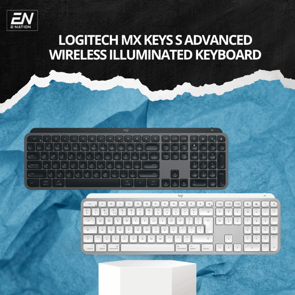 Logitech MX Keys S Advanced Wireless Illuminated Keyboard - E Nation ...
